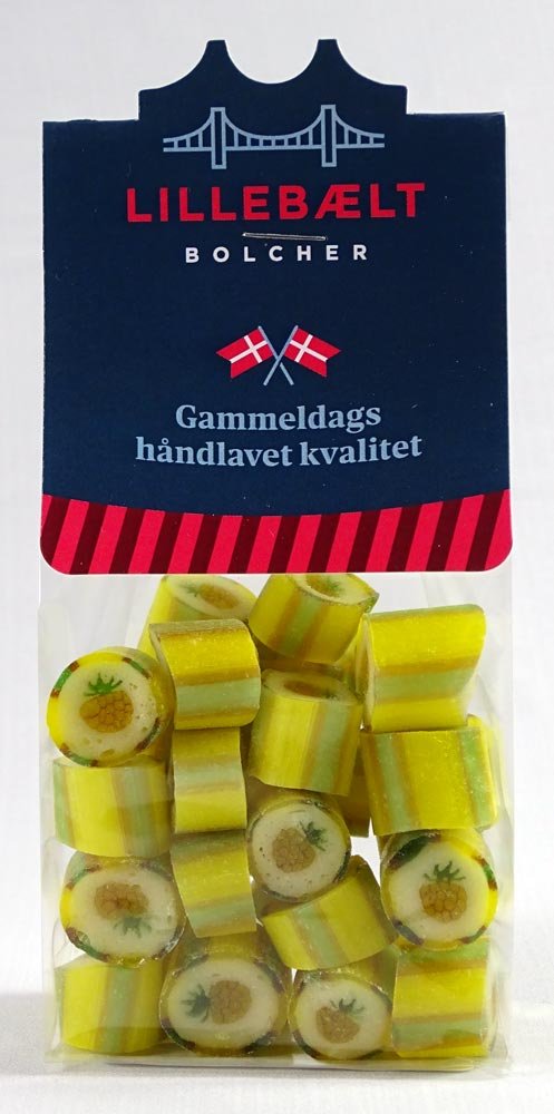 Ananas bolcher - Bolcher traditionelle - Lillebaelt-bolcher.dk